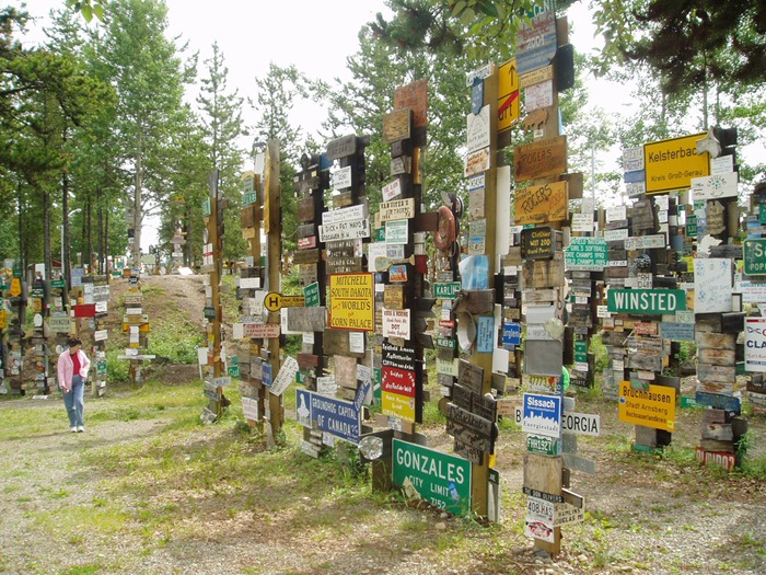 Sign Post Forest of Watson Lake, Alaska | Amusing Planet